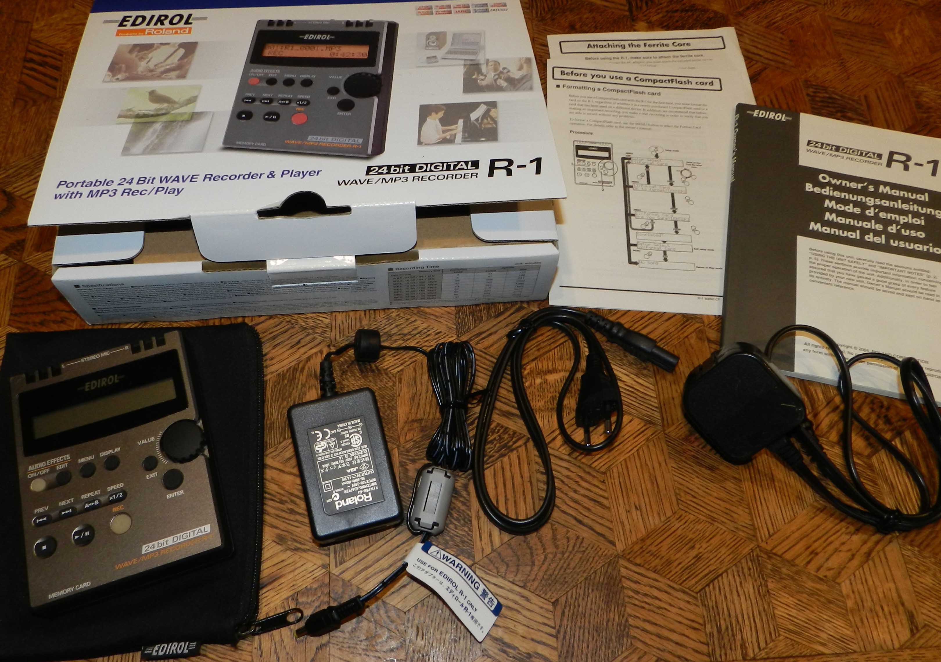 Annonce occasions - Enregistreur digital Roland Edirol R-1 - Le Repaire ...